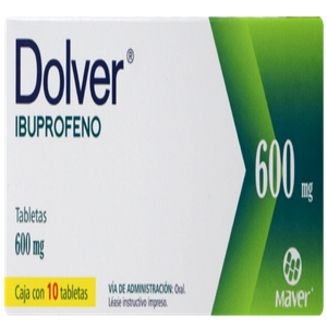 Dolver 600 mg Caja con 10 tabletas tabletas — 19440 | Precio Vitau