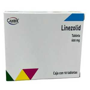 Linezolid 600 mg Caja 10 Tabletas — 23404 | Precio Vitau