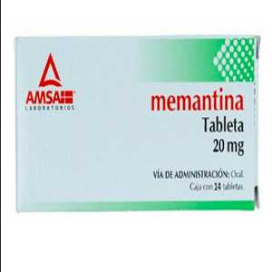 Memantina 20mg caja 14 tabletas | Precio Vitau