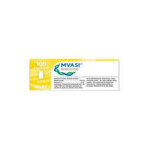 Mvasi Inyectable 100 mg / 4 mL Caja 1 Solución — 23999 | Precio Vitau