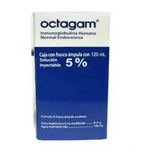 Octagam Inyectable(Inmunoglobulina Humana) 5g /100 mL Caja con frasco ...
